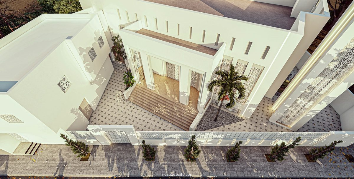 White Figure Mosque (200 People Capacity) - 047 - Mosque Building ...