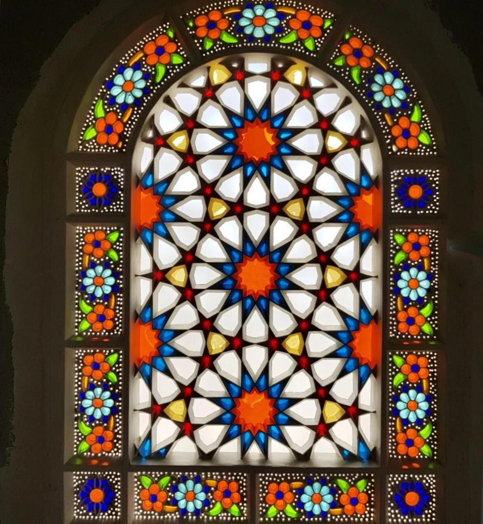 Mosque Stained Glass Window (SGW-22) - Mosque Building, Masjid Build ...