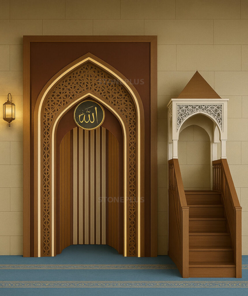 Wooden Pulpit Mihrab Pulpit Prices - Mosque Building, Masjid Build ...