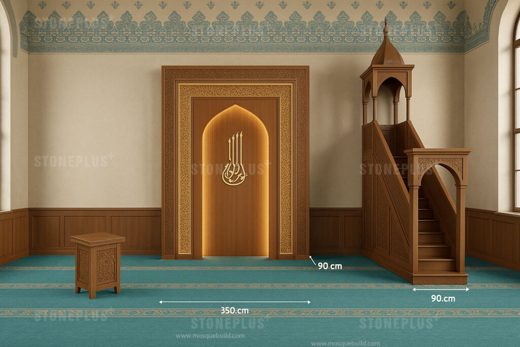 Classic Model Altar Design - Mosque Building, Masjid Build, Mosque ...