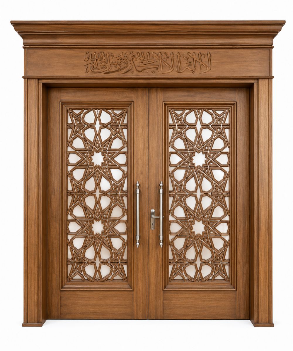 Masjid Front Door Design | Elegant & Durable Mosque Entrance Doors