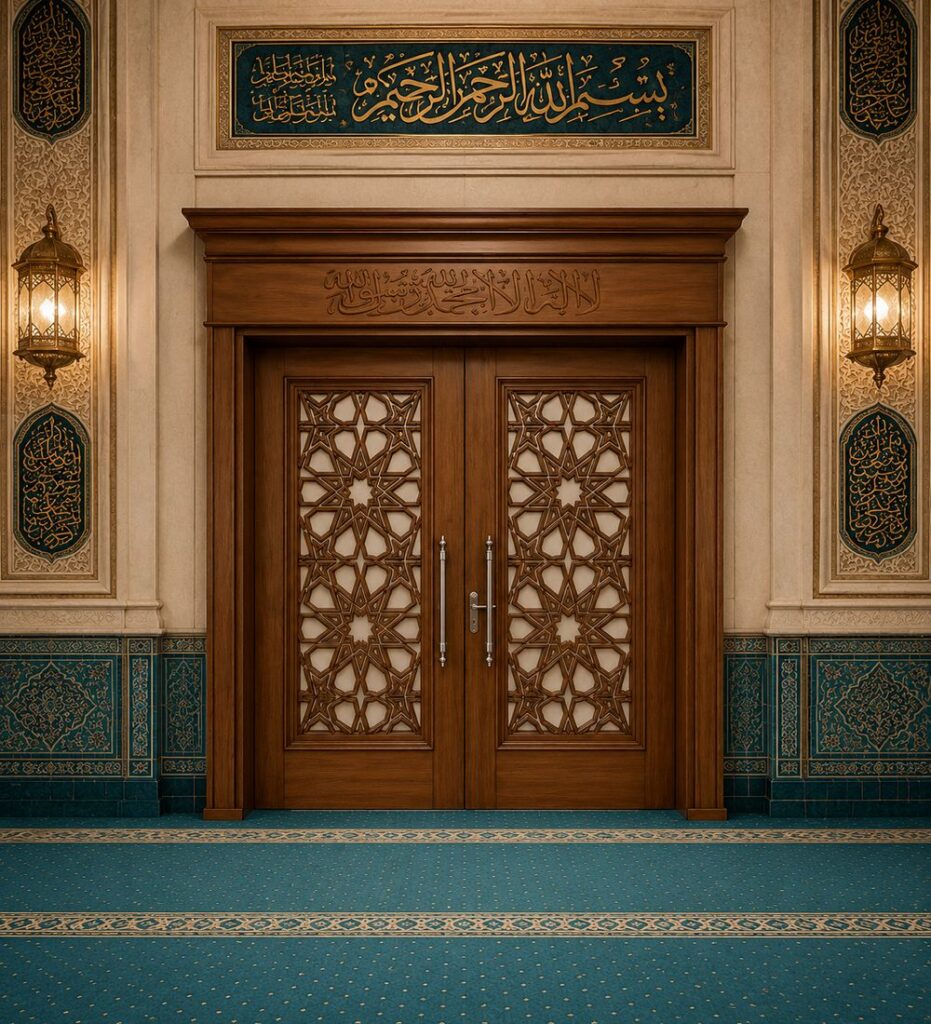 Masjid Front Door Design | Elegant & Durable Mosque Entrance Doors